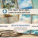 Beach Ocean Digital Scrapbook Paper Backgrounds-vacation Sand Water ...