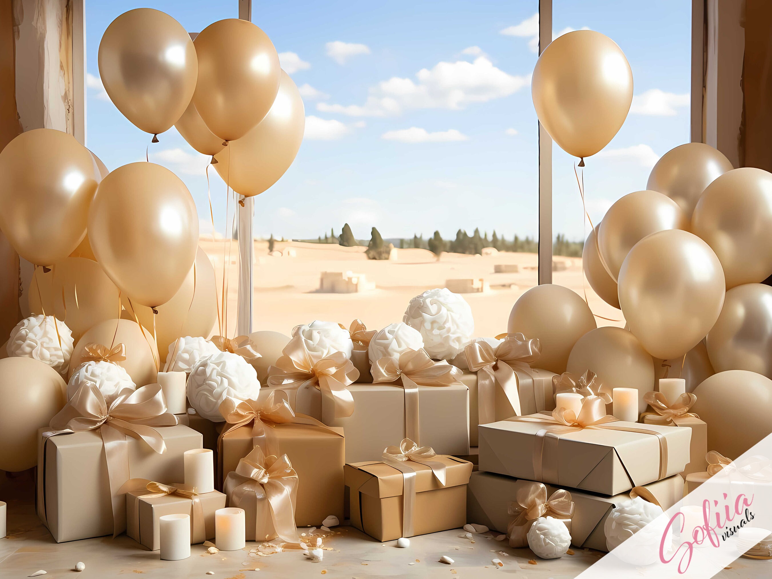 120 Natural Birthday Backdrop Bundle, Photoshop Overlays, Photography ...