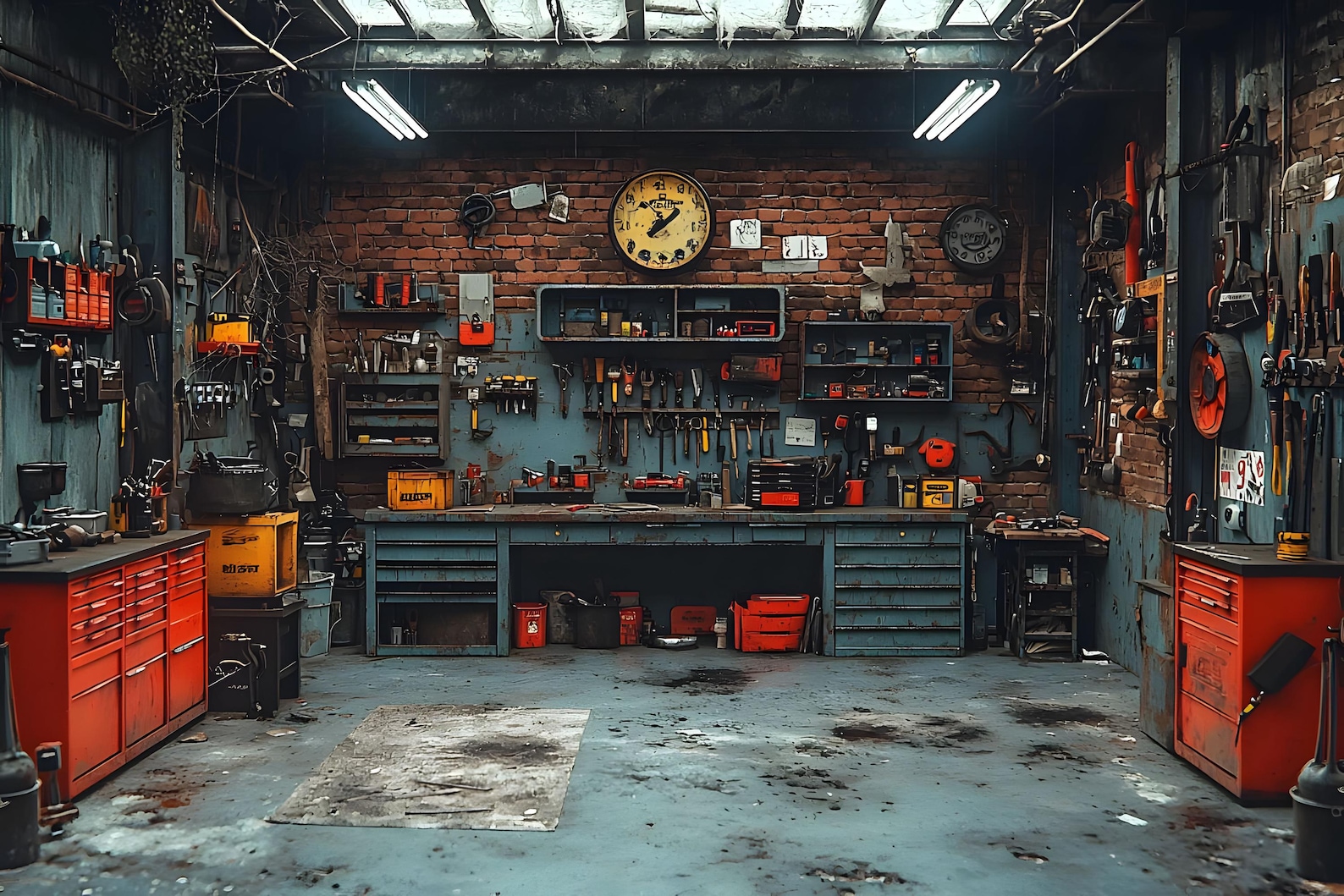 150 Garages Backdrop Bundle, Photoshop Overlays, Photography Backdrop ...