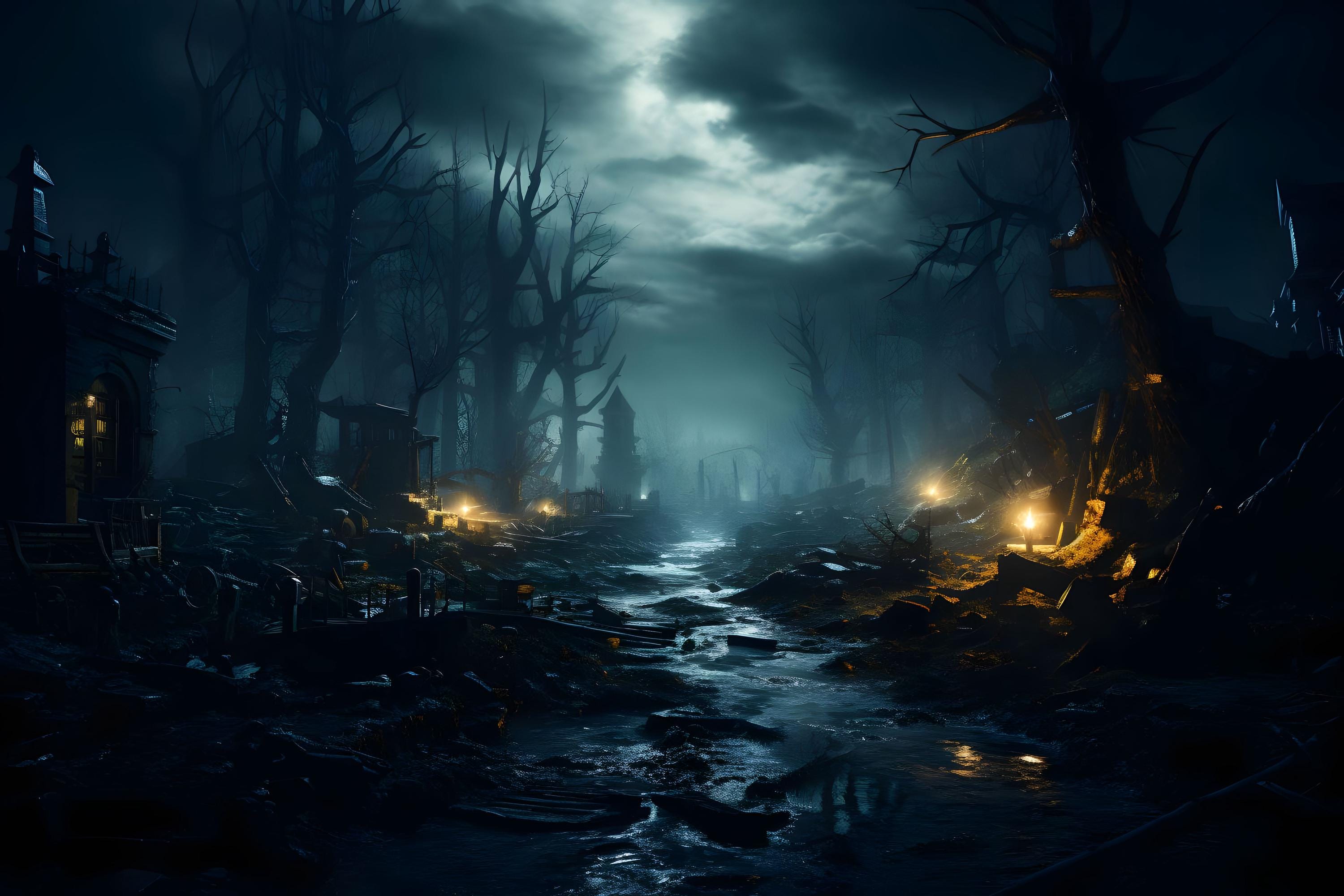 150 Pieces Creepy Backdrop Bundle, Photoshop Overlays, Photography ...