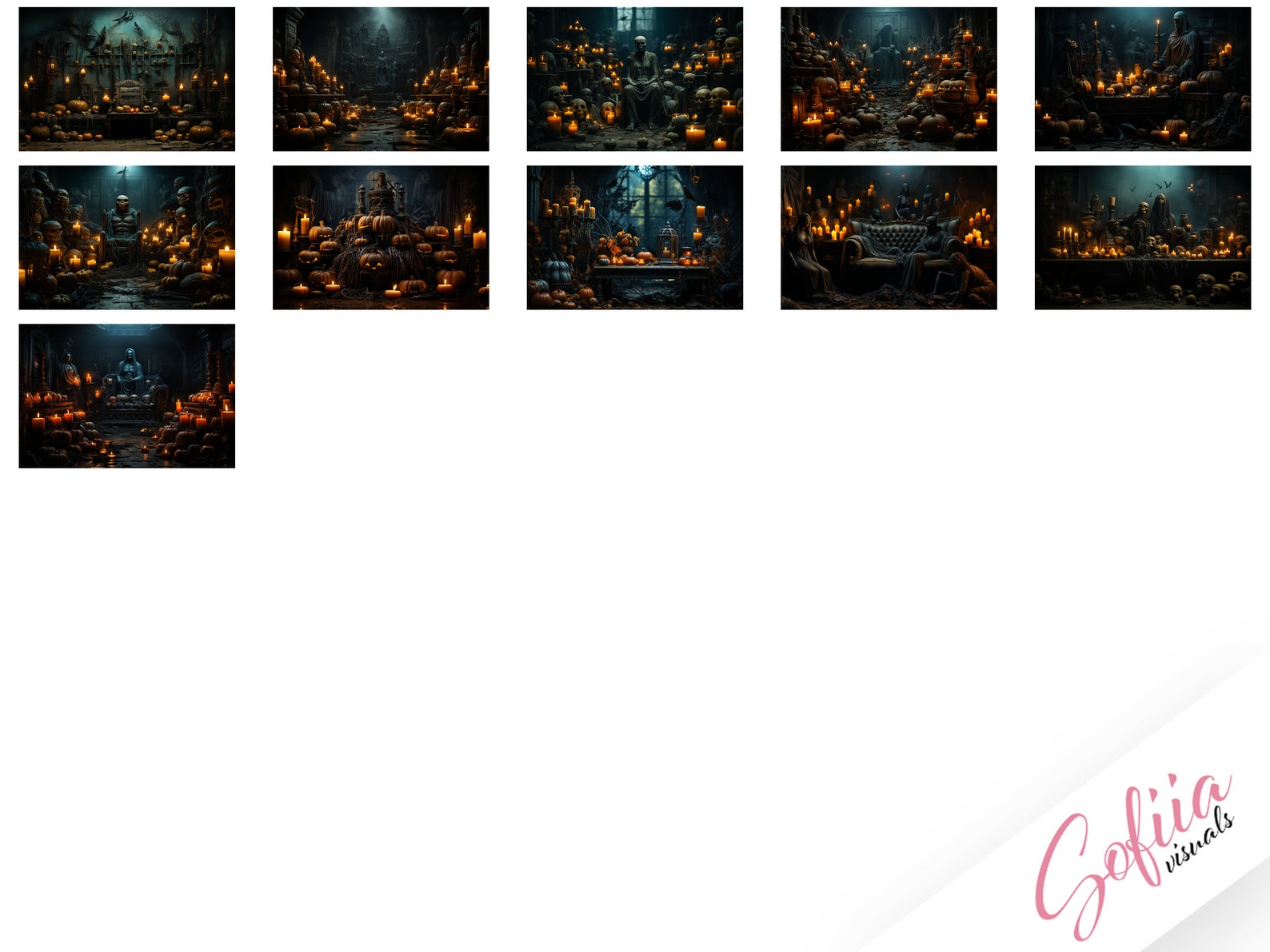 100 Horror Backdrop Bundle, Photoshop Overlays, Photography Backdrop ...