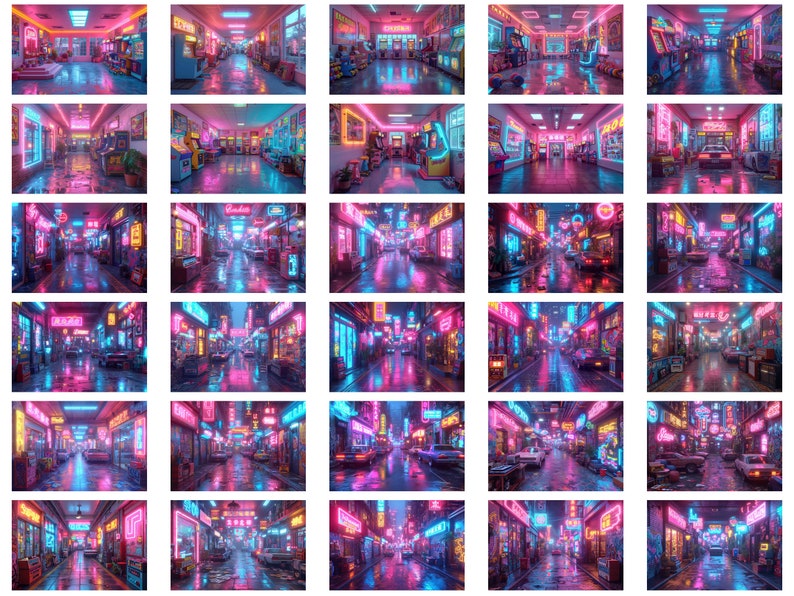 170 80s Style Backdrop Bundle, Photoshop Overlays, Photography Backdrop ...