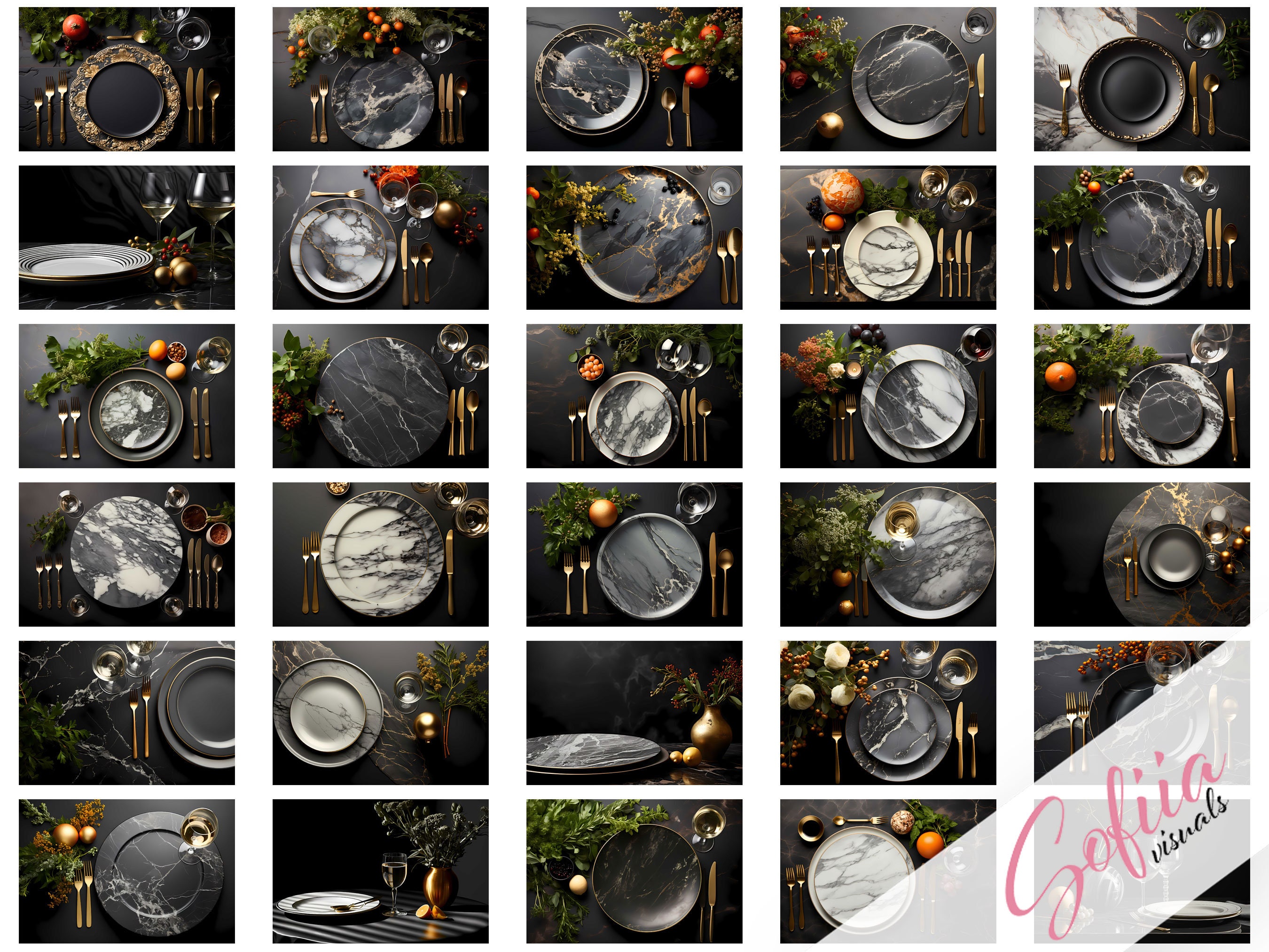 100 Food Presentation Backdrop Bundle, Photoshop, Photography Backdrop ...