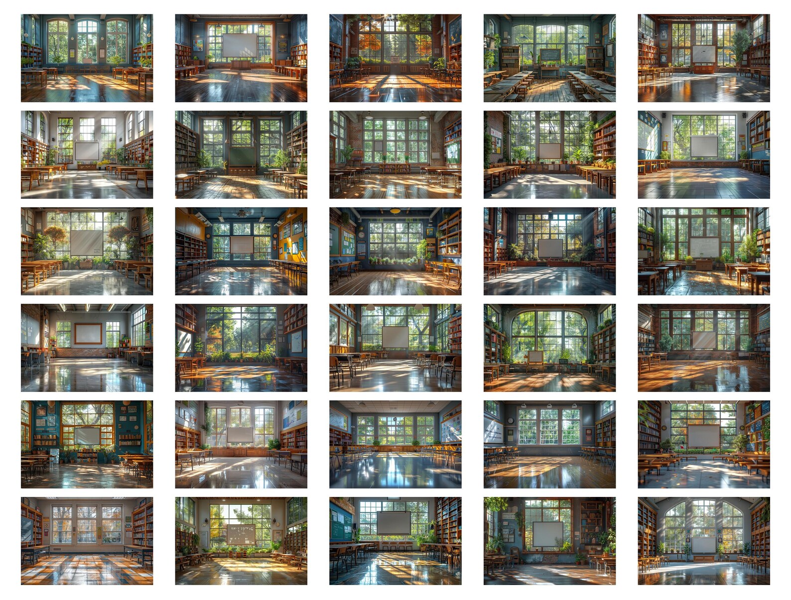 160 Back to School Photography Backdrops: Classroom Photo Overlays ...