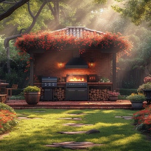 150 BBQ Backdrop Bundle, Photoshop Overlays, Photography Backdrop ...