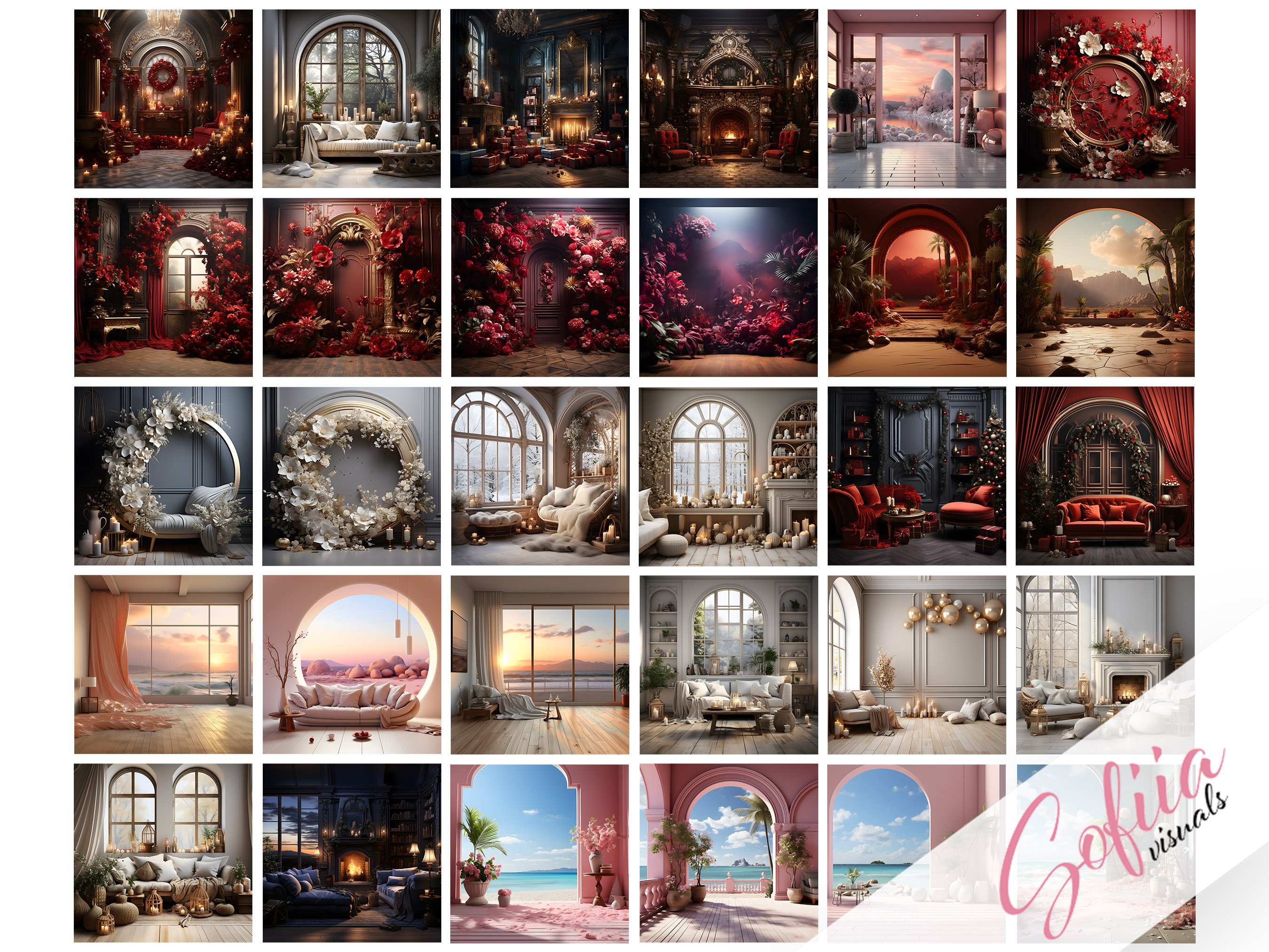 150 Pices Backdrop Bundle, Photoshop Overlays, Photography Backdrop ...