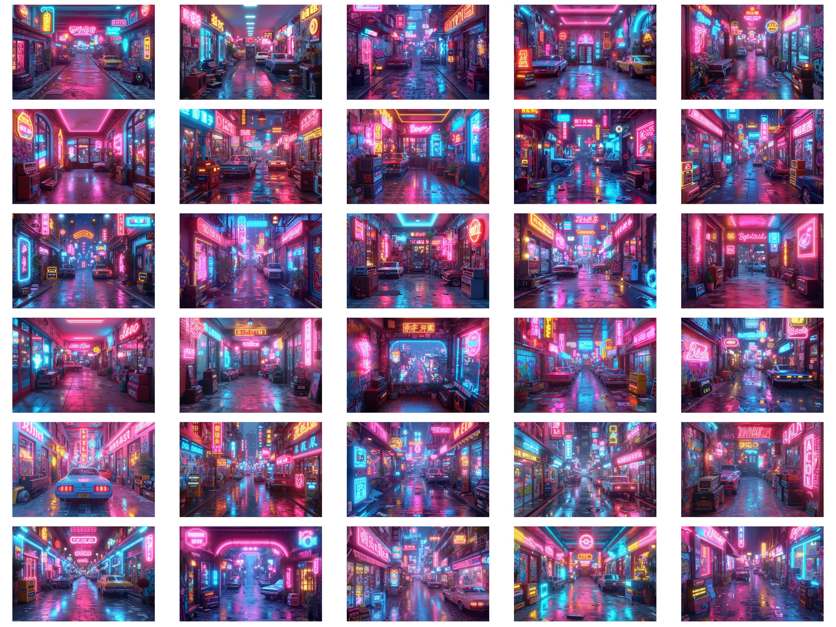 170 80s Style Backdrop Bundle, Photoshop Overlays, Photography Backdrop ...