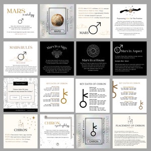 PLANETS IN ASTROLOGY Instagram Spiritual Templates Made for Mystics ...