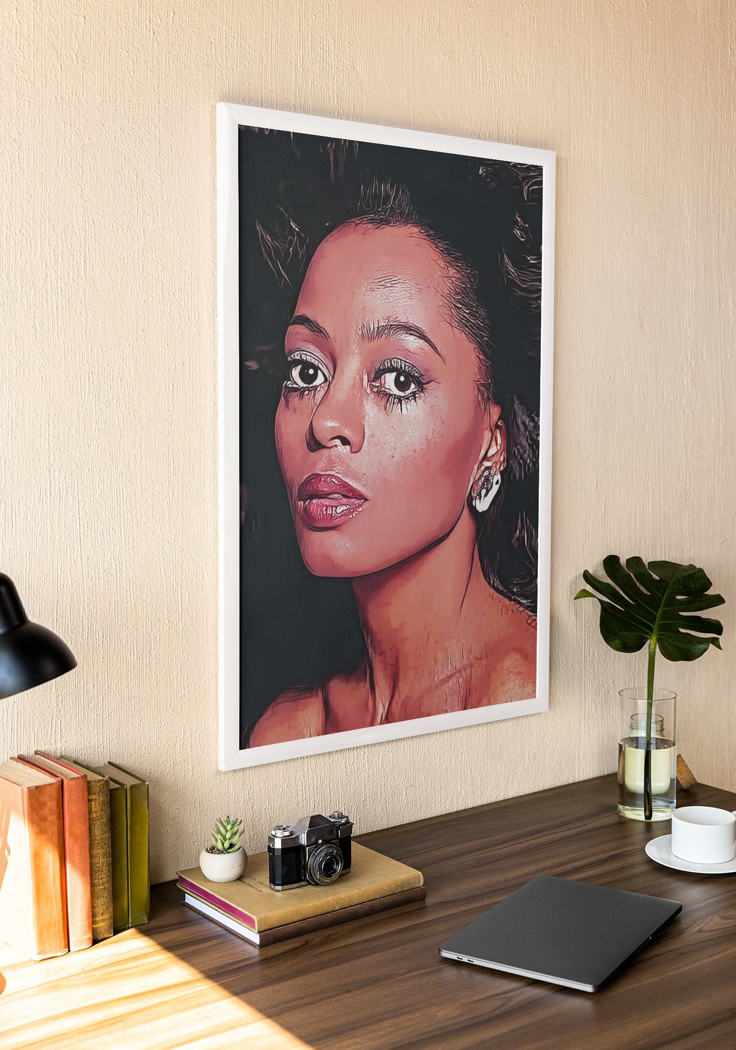 Diana Ross Premium Matte Vertical Posters - Close up Poster of Diana Ross - Etsy