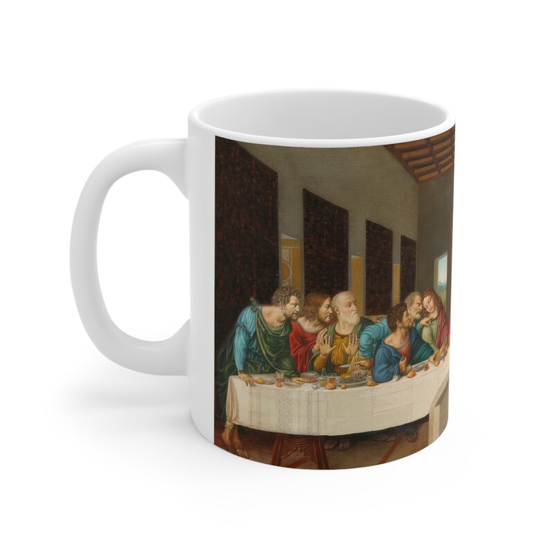Leonardo Da Vinci the Last Supper Ceramic Mug 11oz. Art - Etsy