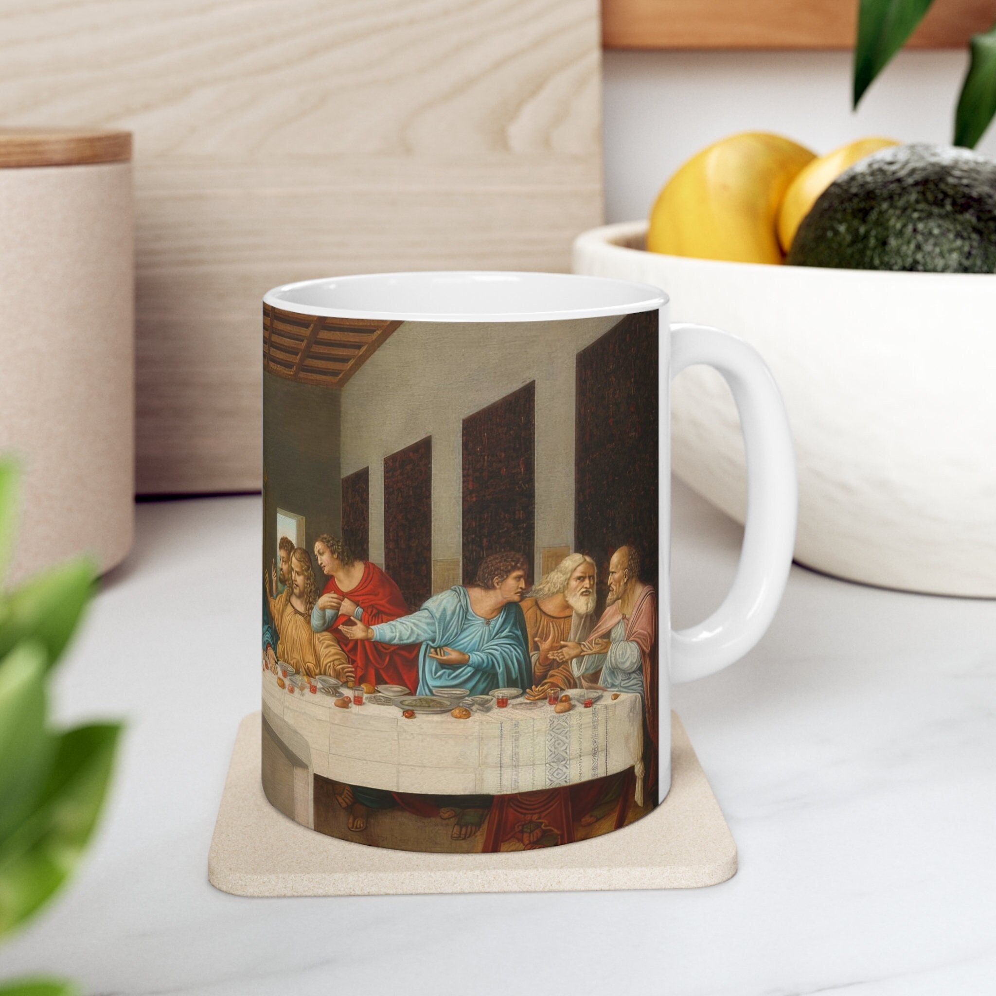 Leonardo Da Vinci the Last Supper Ceramic Mug 11oz. Art History Gift ...