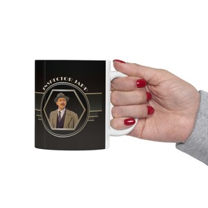 Inspector Japp Art Deco Ceramic Mug 11oz | the Belgian Detective Poirot ...