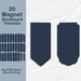 Magnetic Bookmark Template, Bookmark Template SVG, Canva, DXF, Ms Word ...