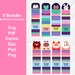 Bookmark SVG Bundle Bookmark Svg Bookmark Holder Svg Cute - Etsy