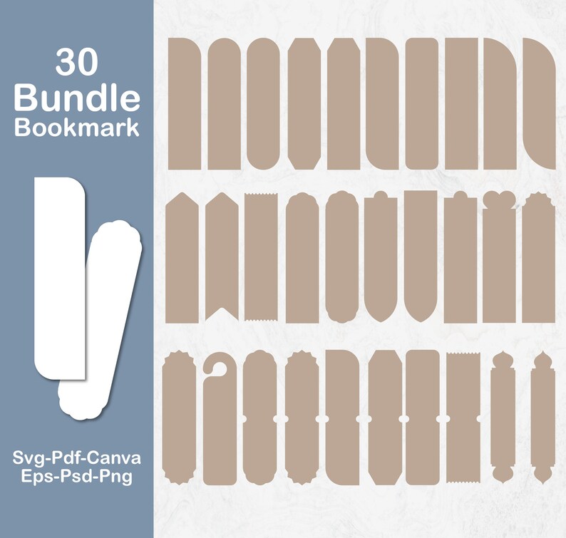 Bookmark Svg, Bookmark Template, Bookmark Template Svg, Bookmark ...