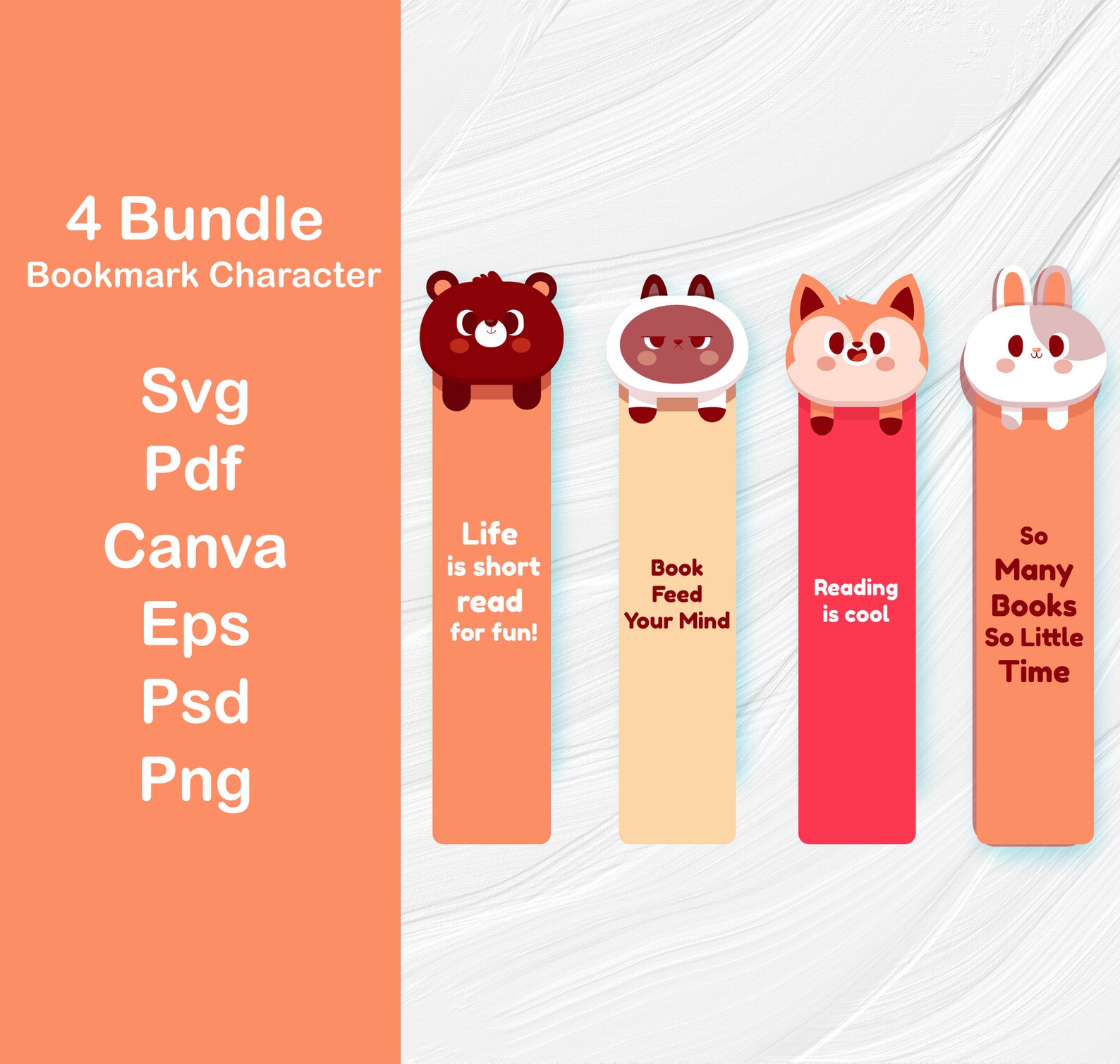 Bookmark SVG Bundle, Bookmark Svg, Bookmark Holder Svg, Resin Bookmark ...