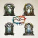 Fantasy Window Clipart Fairy Tale Overgrown Stained Glass Medieval ...