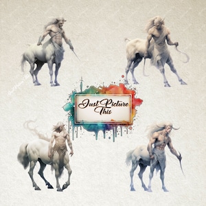 Centaur Clipart Horse Man Fantasy Mythical Creature Illustrations Greek ...