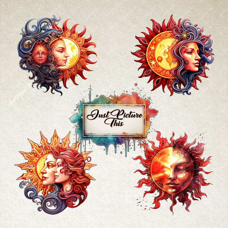 Sun Goddess Clipart Bundle: Divine Feminine Illustrations (digital) - Etsy