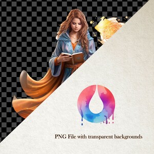 Wizard Clipart Wizards Apprentice Graphics Young Sorceress Black Magic ...