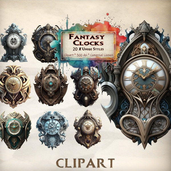 Steampunk Clock - Etsy