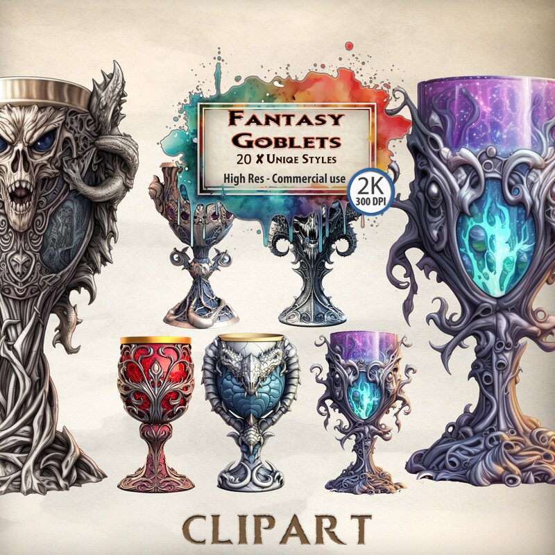 Fantasy Goblets - Etsy