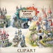 Fairytale Clipart Fairytale Castle Clipart Bundle Fairytale Land ...