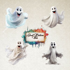 Ghost Clipart Cute Ghouls Children's Halloween Part Graphics Friendly ...