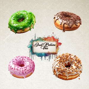 Donut Clipart Chocolate Sweet Bakery Graphics Food Clipart Sweets ...
