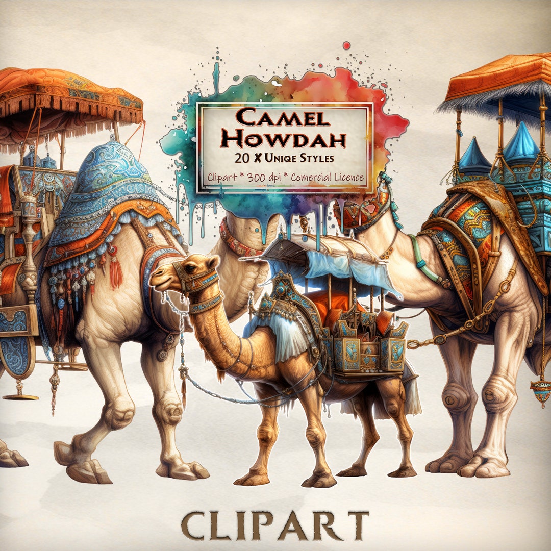 Camel Clipart Howdah Home Ancient Egypt Houdah Egyptian India - Etsy ...
