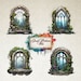 Fantasy Window Clipart Fairy Tale Overgrown Stained Glass Medieval ...