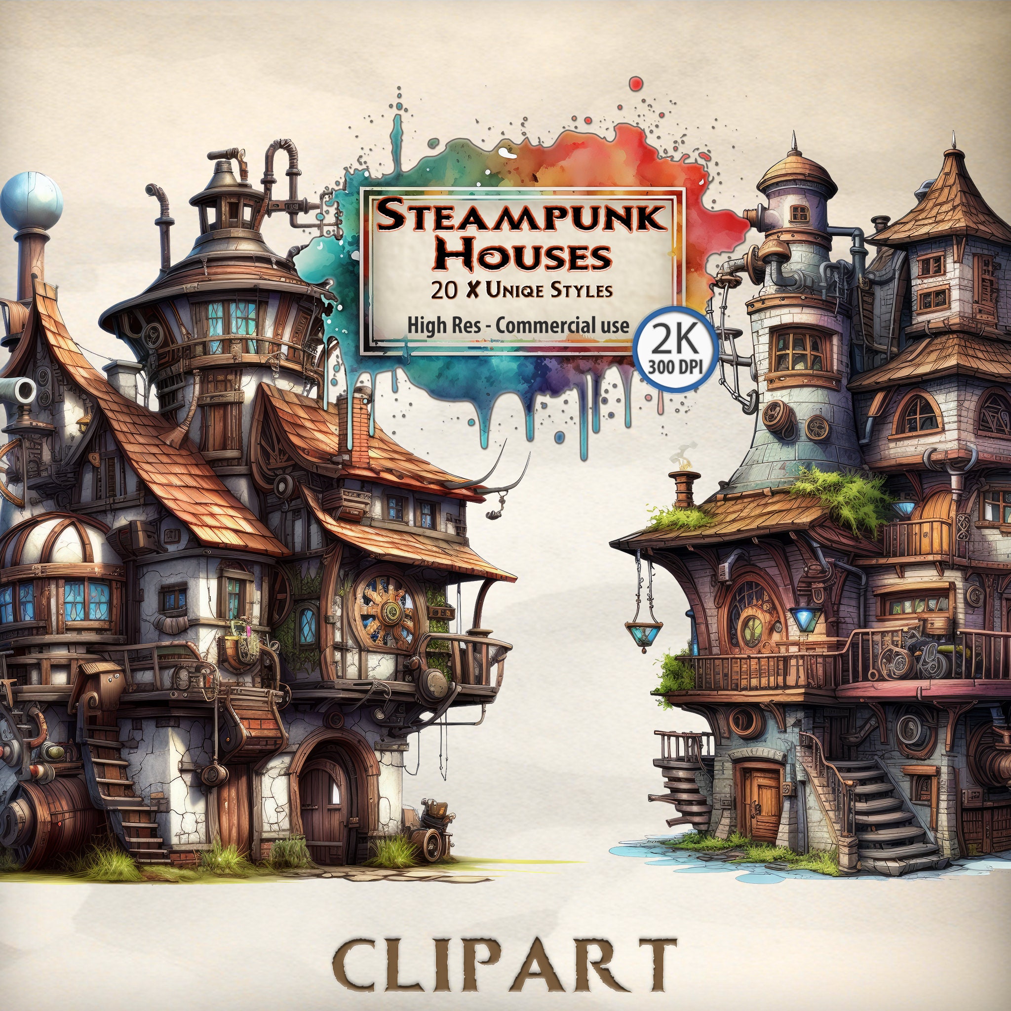 Steampunk House Concept