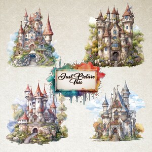 Fairytale Clipart Fairytale Castle Clipart Bundle Fairytale Land ...