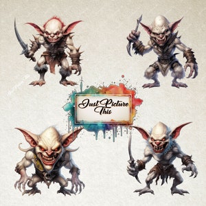 Imp Clipart Evil Horror Sprite Small Creature Playful Mischief ...
