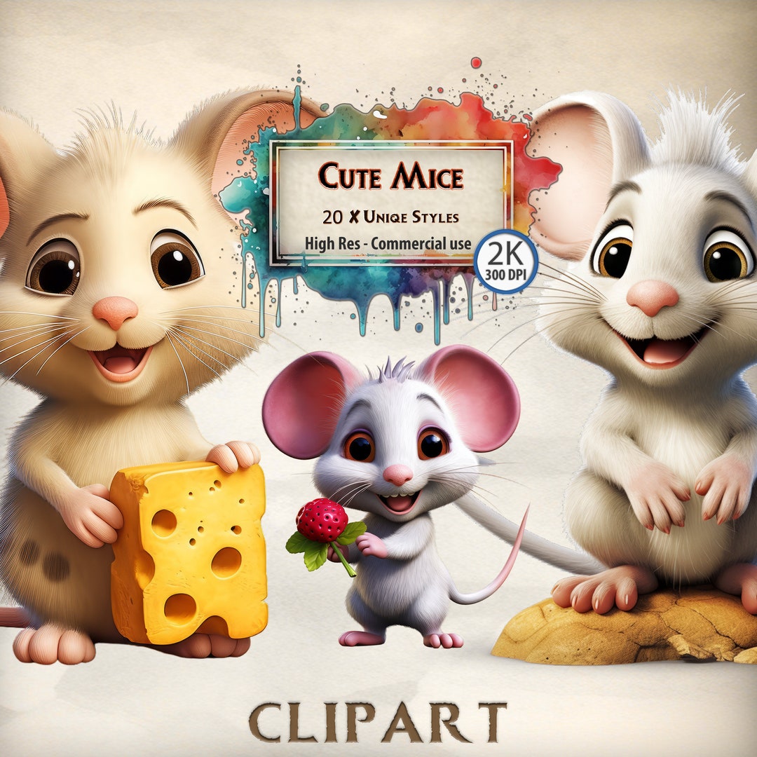 Mice Clipart Cute Children's Mice Graphics Cartoon Mouse Clipart Mouse ...