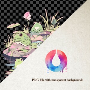 Anime Frog Clipart: Japanese Cartoon Style (digital Download) - Etsy