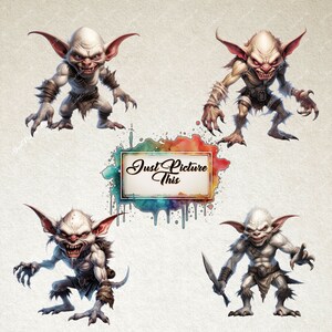 Imp Clipart Evil Horror Sprite Small Creature Playful Mischief ...