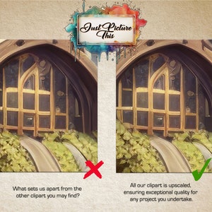 Bridge Clipart Fantasy Bridges Clipart Bundle Medieval Style Fairytale ...