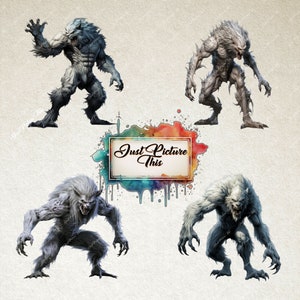 Werewolf Clipart Werewolves Graphics Halloween Fantasy Horror ...