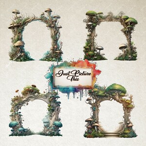 Enchanting Fairy Tale Picture Frames Clipart Fantasy Frames PNG ...