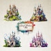 Castle Clipart Children's Fairy Tale Castle Graphics Kids Classic ...