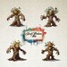 Treant Clipart: Tree Elemental Forest Graphics (PNG) - Etsy