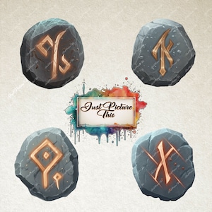 Magic Runes Clipart Symboles Viking Rune naine Illustrations - Etsy France