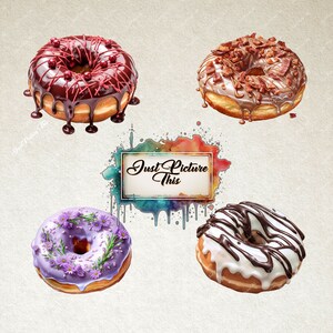 Donut Clipart Chocolate Sweet Bakery Graphics Food Clipart Sweets ...