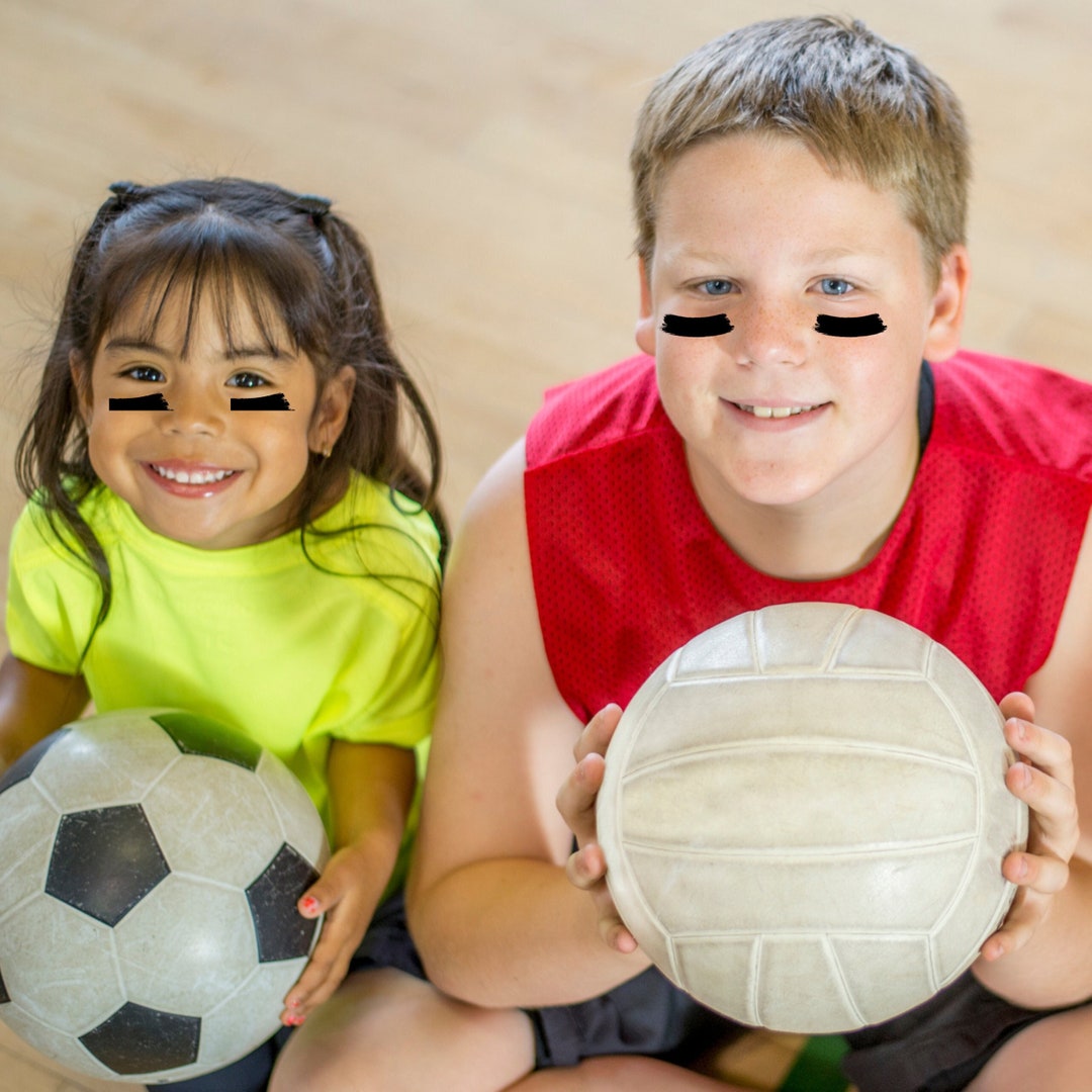 Game Day Face Paint, Sports Team Spirit Eye Black, Personalized Event ...
