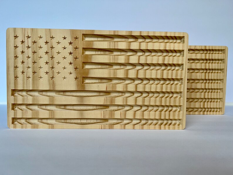 Wood American Flag, Desktop Flag, USA Flag Decoration - Etsy