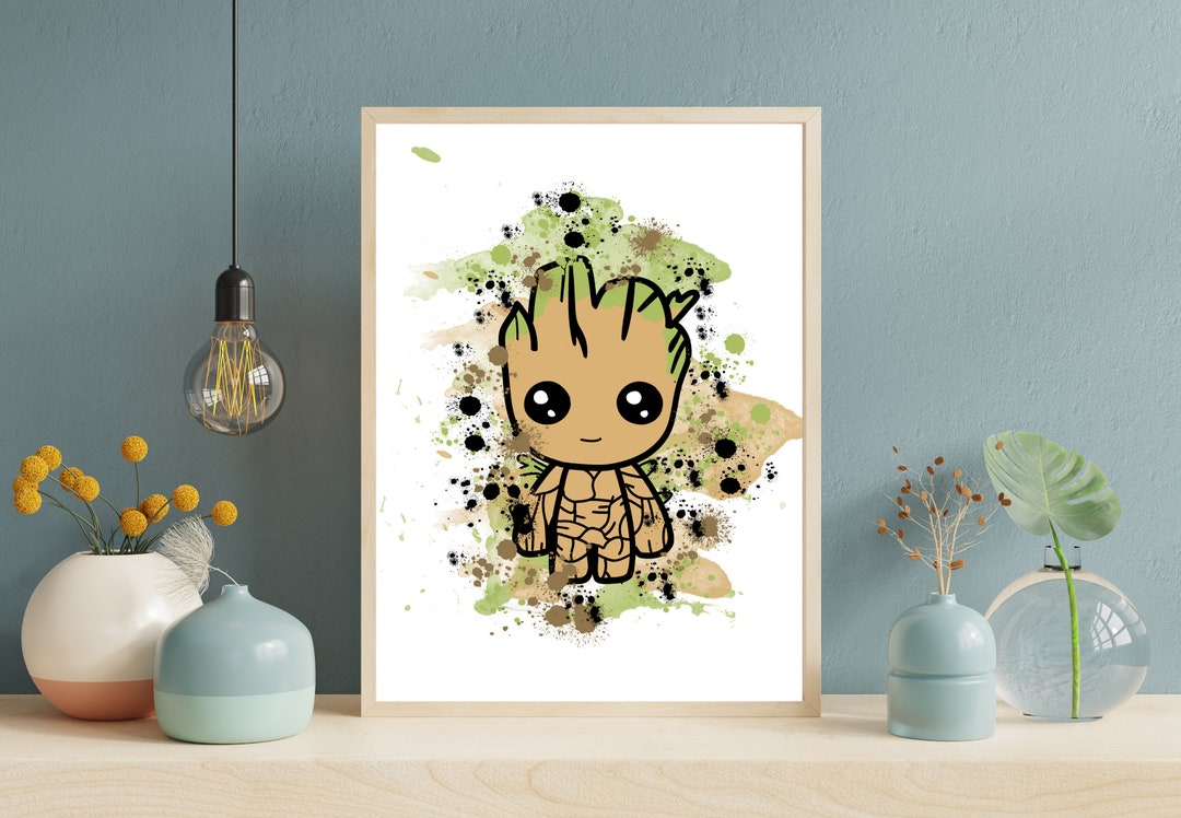Baby Groot Print - Etsy