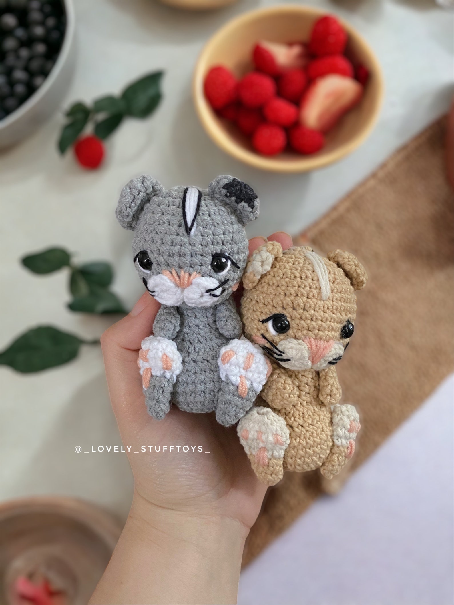 Crochet Cat Keychain Pattern, Amigurumi Kitten (PDF Pattern) - Etsy