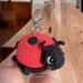 Ladybird Keychain Crochet Pattern Amigurumi Keyring, Backpack Amigurumi ...