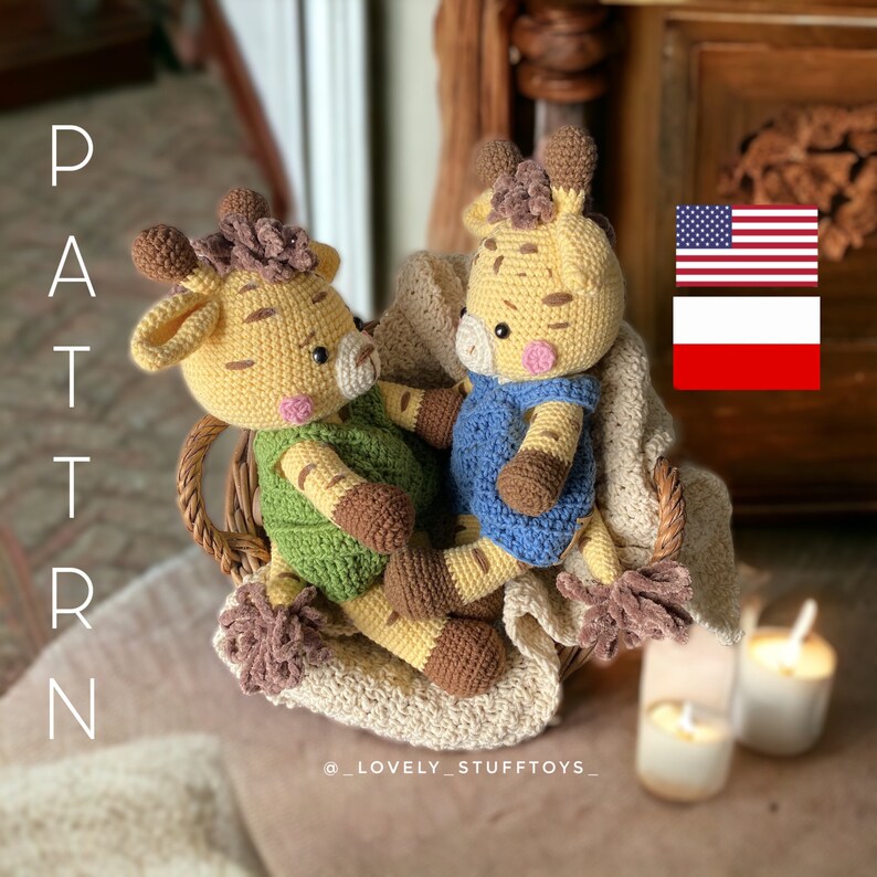 Toro Amigurumi Giraffe Pattern Toro the Giraffe Pattern - Etsy